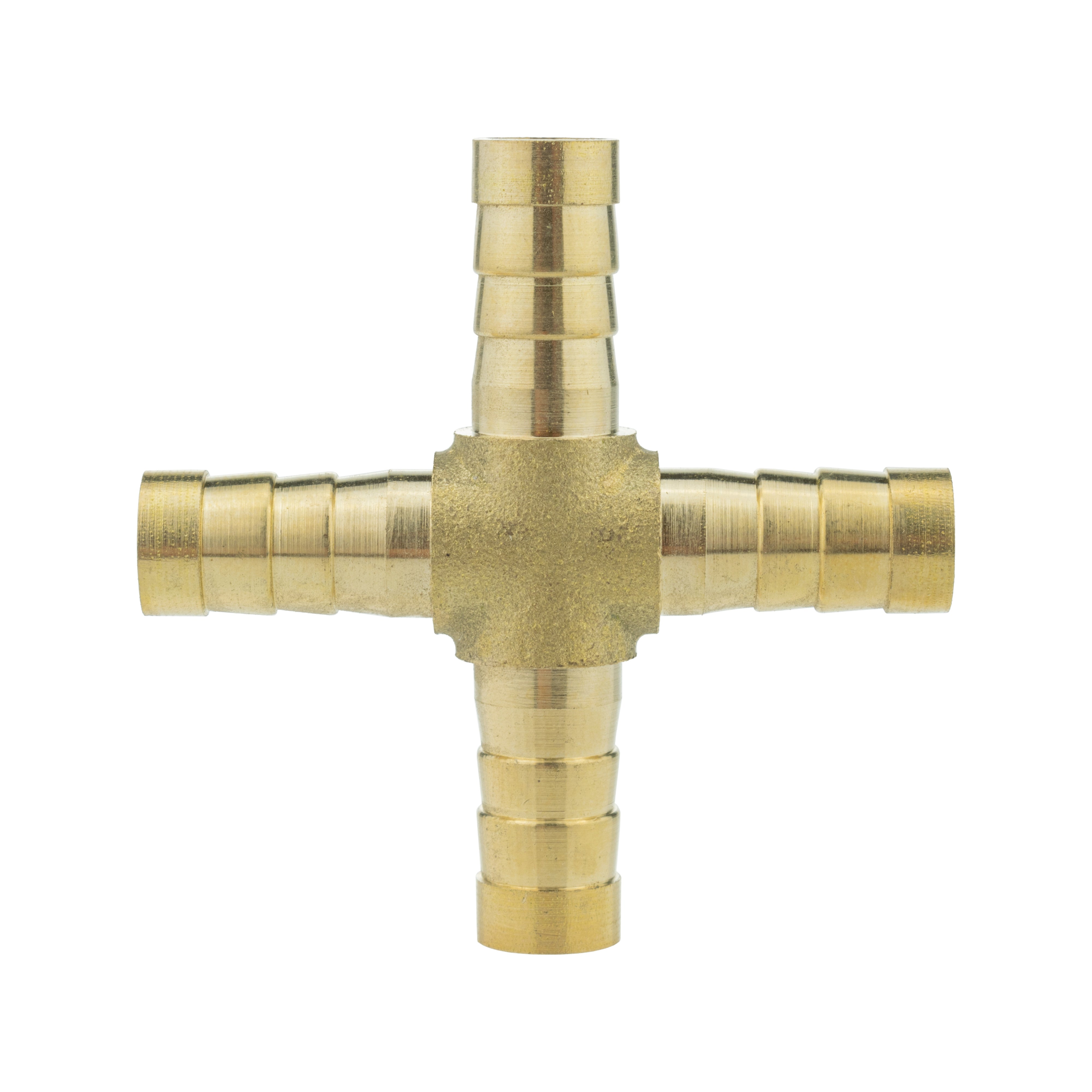Brass 4-way Cross Splitter, 8mm – Essential Online Traders